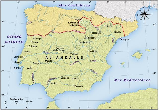Etapas del Al-andalus timeline | Timetoast timelines