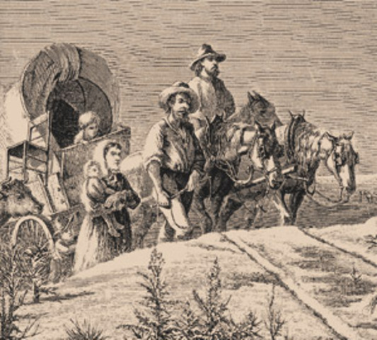 Oregon trail pioneers timeline | Timetoast timelines