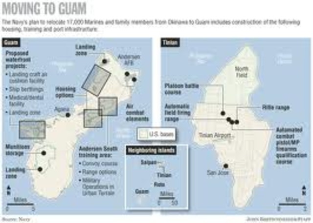 U.S. Imperialism: Guam 2 timeline | Timetoast timelines