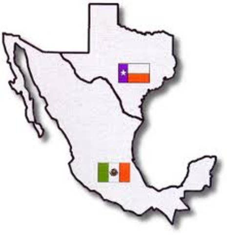 the Texas War for Independence timeline | Timetoast timelines