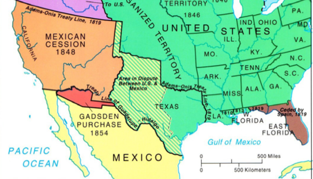 Texas War for Independence and the Mexican-American War timeline ...