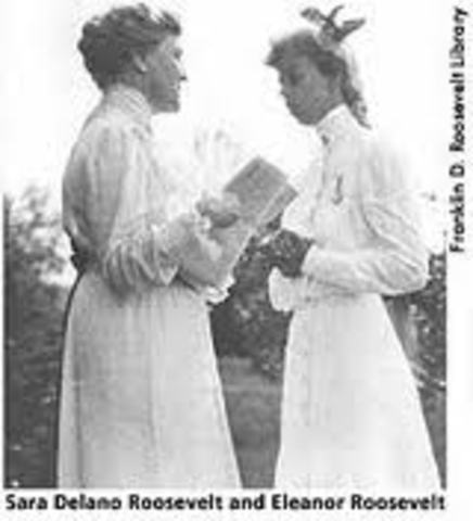 The life of Eleanor Roosevelt timeline | Timetoast timelines