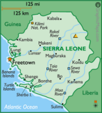 A Long Way Gone: Memoirs of a Boy Soldier by Ishmael Beah timeline ...