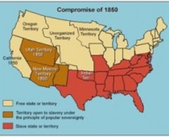 Events leading to the Civil War timeline | Timetoast timelines