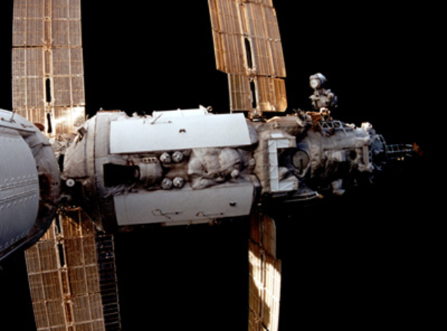 RUSSIAN SPACE STATION MIR timeline | Timetoast timelines