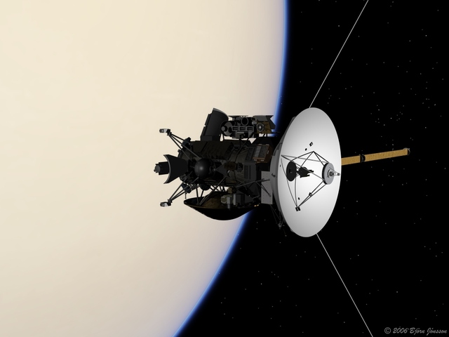Venus Cassini Flew To