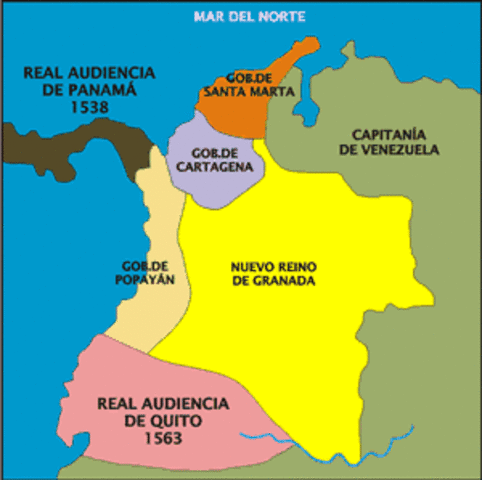 Presidentes de la nueva granada timeline | Timetoast timelines