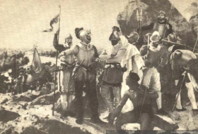 La llegada de los españoles a Chile y el conflicto con los Mapuches ...