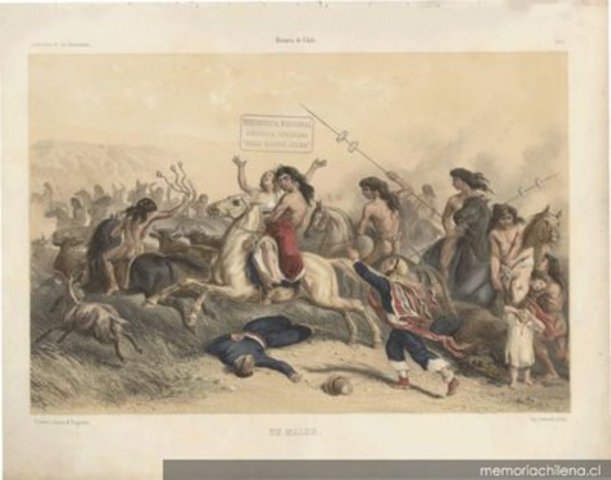La llegada de los españoles a Chile y el conflicto con los Mapuches ...