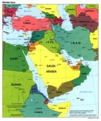 Middle East 1900 to the Present timeline | Timetoast timelines