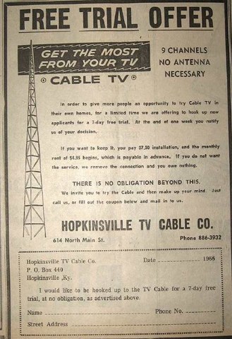 The History of Cable Television timeline | Timetoast timelines