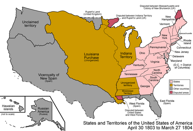 The United States between 1789 and 1820 timeline | Timetoast timelines
