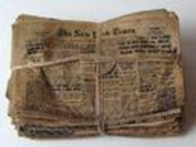 History of Newspapers timeline | Timetoast timelines