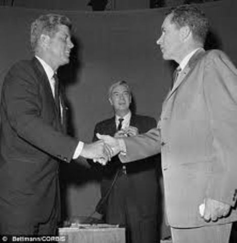 1960 Election- Kennedy vs. Nixon timeline | Timetoast timelines
