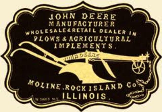 The Expansion of John Deere's Steel Plow timeline | Timetoast timelines