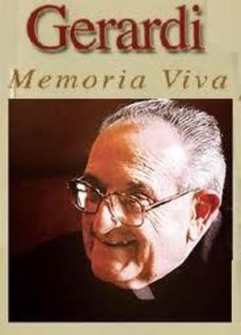 Monseñor Juan Gerardi timeline | Timetoast timelines