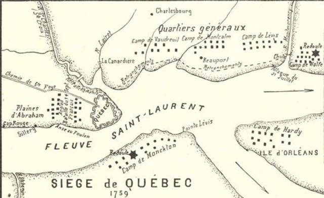 La Guerre de Sept Ans en Amérique du Nord timeline | Timetoast timelines