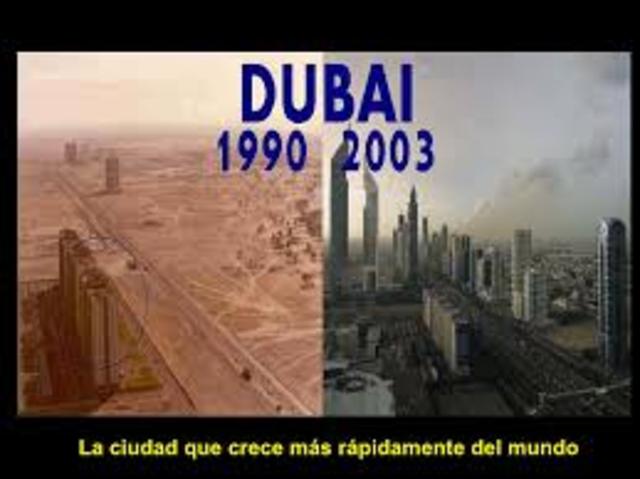 DUBAI (1990-2003) timeline | Timetoast timelines