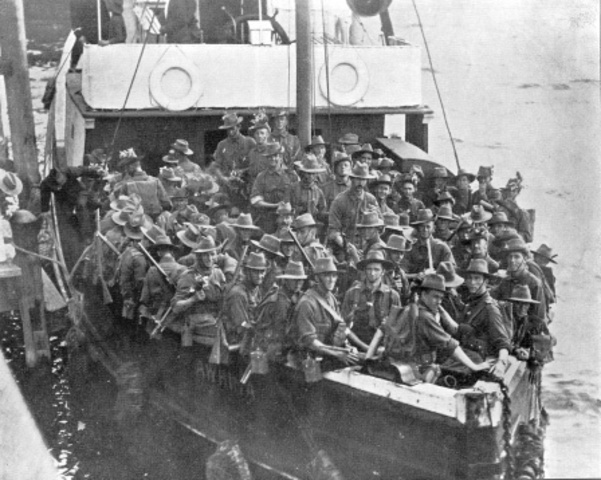 WW1 timeline Gallipoli | Timetoast timelines