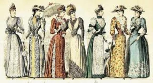 History of Fashion 1700-1950 timeline | Timetoast timelines