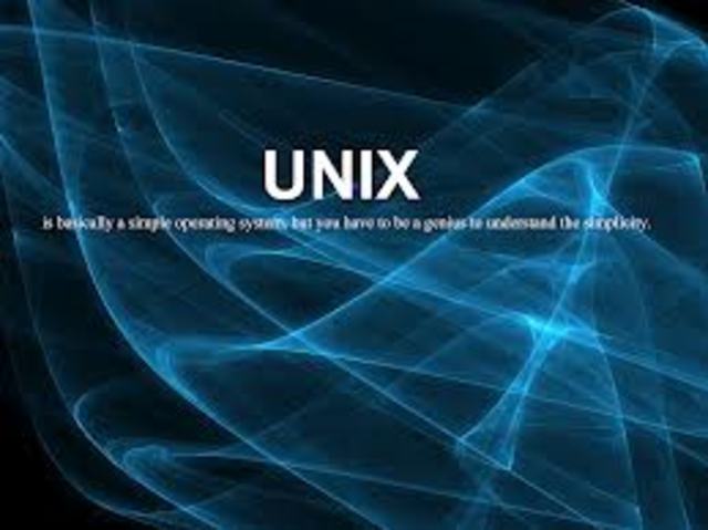 Linea del Tiempo de Unix timeline | Timetoast timelines