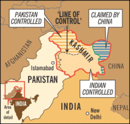 Kashmir Conflict timeline | Timetoast timelines