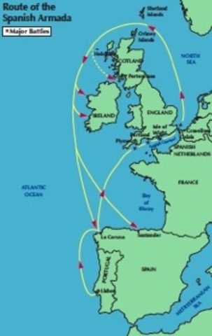 If The Spanish Armada Won! timeline | Timetoast timelines