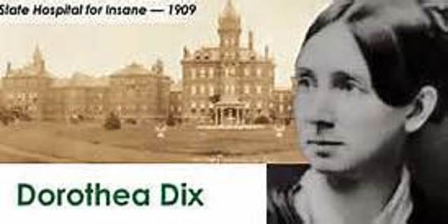 Dorothea Dix timeline | Timetoast timelines