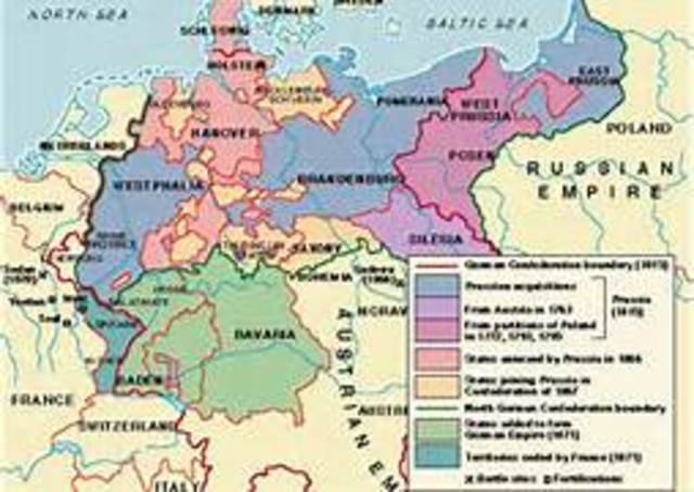 The Unification of Germany Timeline | Timetoast timelines