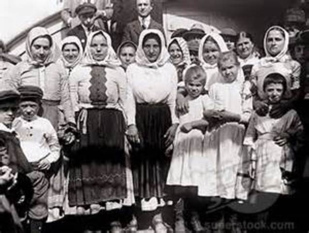 polish immigration timeline | Timetoast timelines