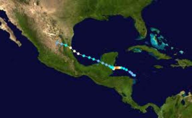 Hurricanes in the past 25 years timeline | Timetoast timelines