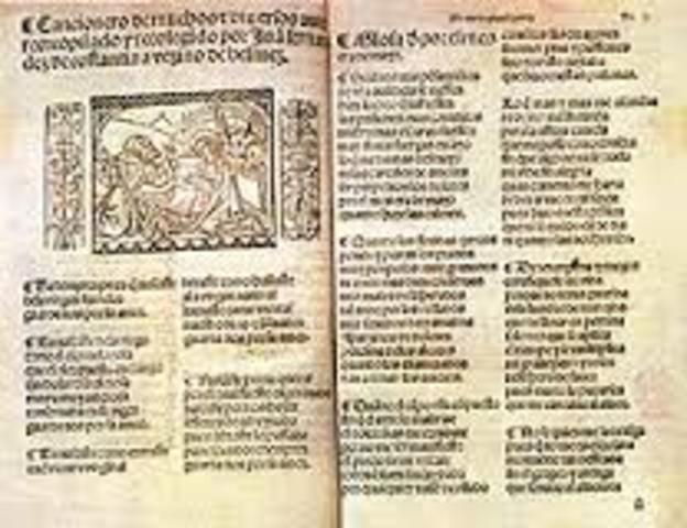 La literatura española en la edad media timeline | Timetoast timelines