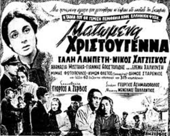 Οι εμπορικότερες ελληνικές ταινίες 1950-1959 ανά έτος timeline ...