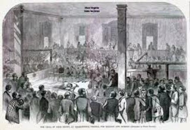 John Brown's Raid timeline | Timetoast timelines