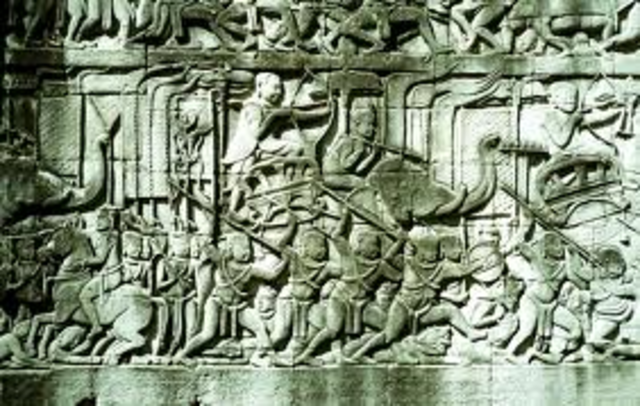 timeline of the Khmer Empire | Timetoast timelines