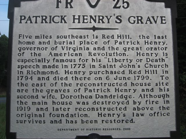 Patrick Henry timeline | Timetoast timelines
