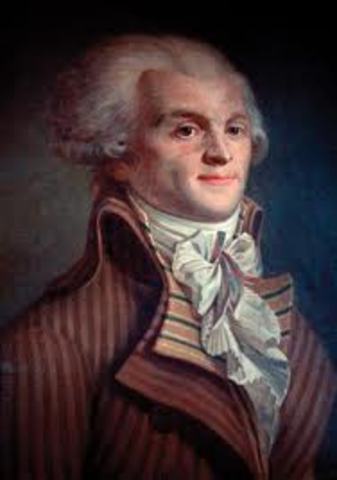 Maximilien Robespierre timeline | Timetoast timelines