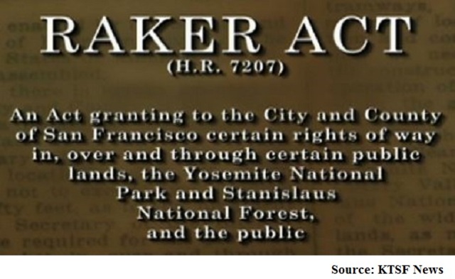 Progression of the Hetch Hetchy timeline | Timetoast timelines