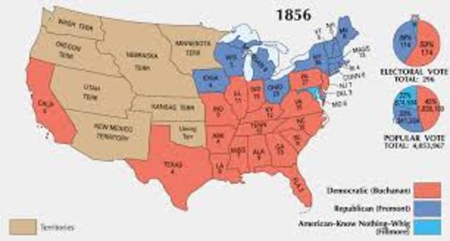 Causes of the American Civil War (from 1848-1860) timeline | Timetoast ...