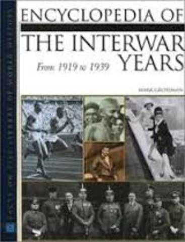 Interwar year 1919-1939 timeline | Timetoast timelines