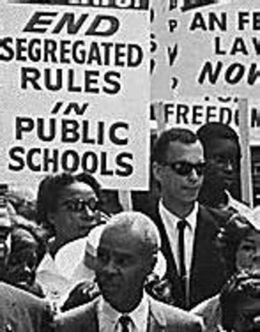 The Civil Rights Movement- 1954-1968 timeline | Timetoast timelines