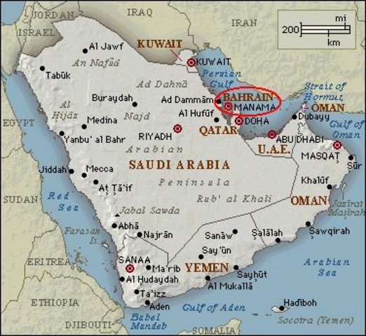 History of Bahrain timeline | Timetoast timelines