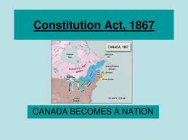 Significant Evolution of the Canadian Constitution timeline | Timetoast ...