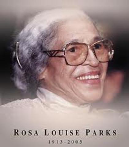Rosa Louise McCauley Parks timeline | Timetoast timelines