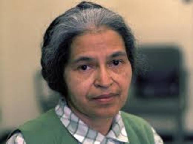 Rosa Louise McCauley Parks timeline | Timetoast timelines