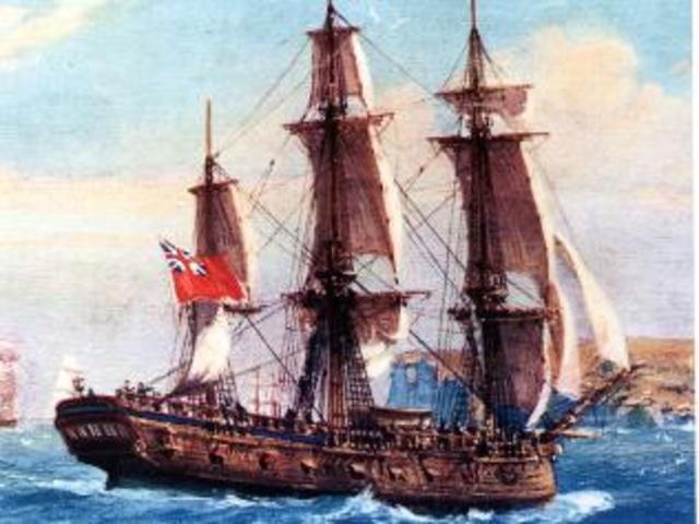 Jacksons Timeline Of The First Fleet | Timetoast timelines