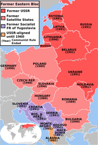 Consequences across Eastern Europe - the fall of Communism timeline ...
