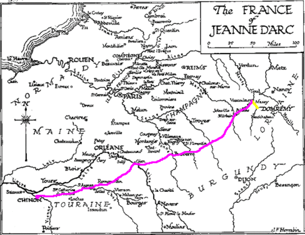 Jeanne D'arc Biographie timeline | Timetoast timelines