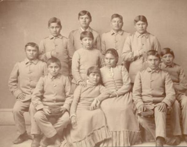Native American Education timeline | Timetoast timelines