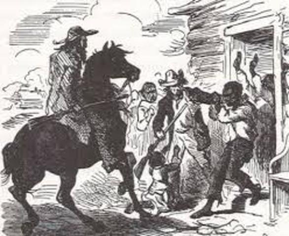 The Start of the Civil War Tensions timeline | Timetoast timelines